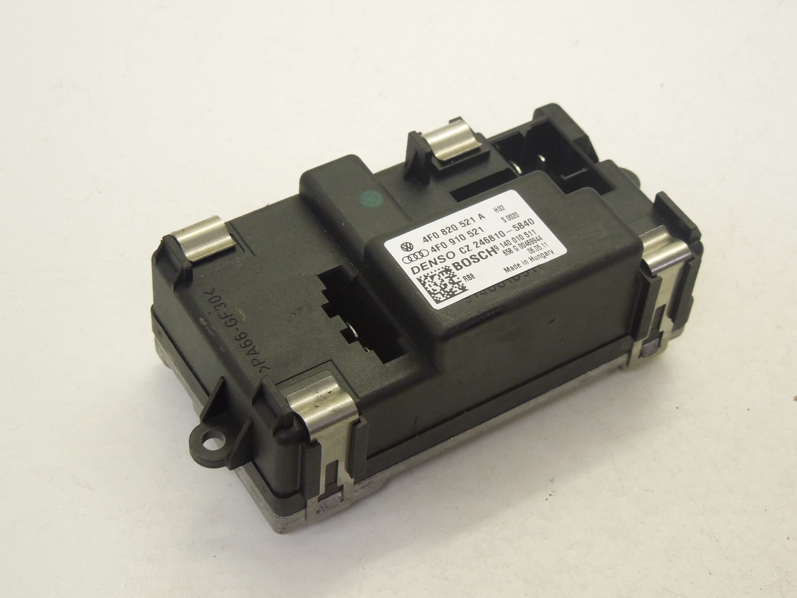 Audi A6 C6 Soffiatore ventilatore riscaldatore resistenza controllo motore 4F0820521A 4F0910521