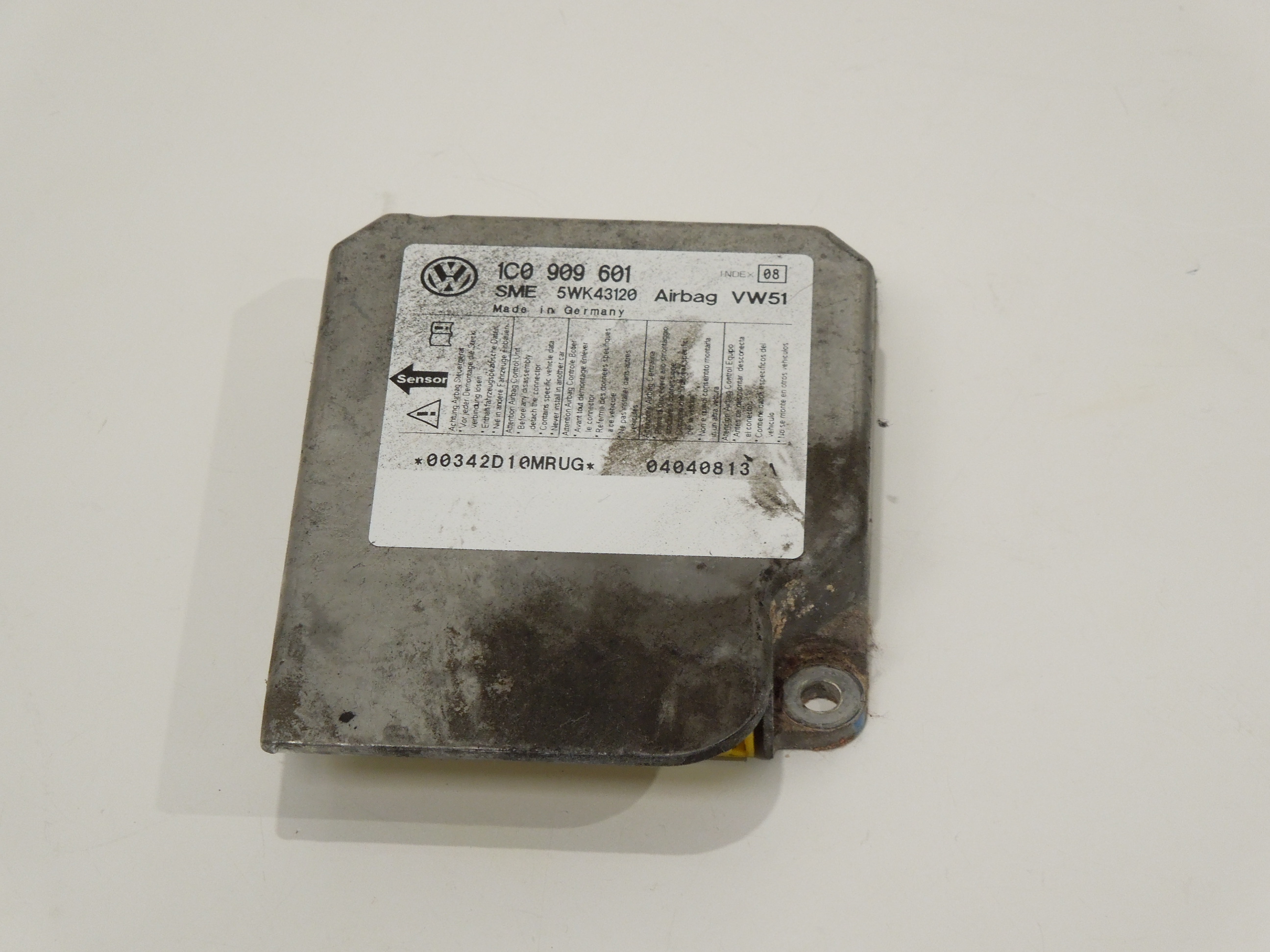 VW MULTIVAN T5 T5 FL Airbag Control Unit Crash Sensor ECU 1C0909601 £49 ...