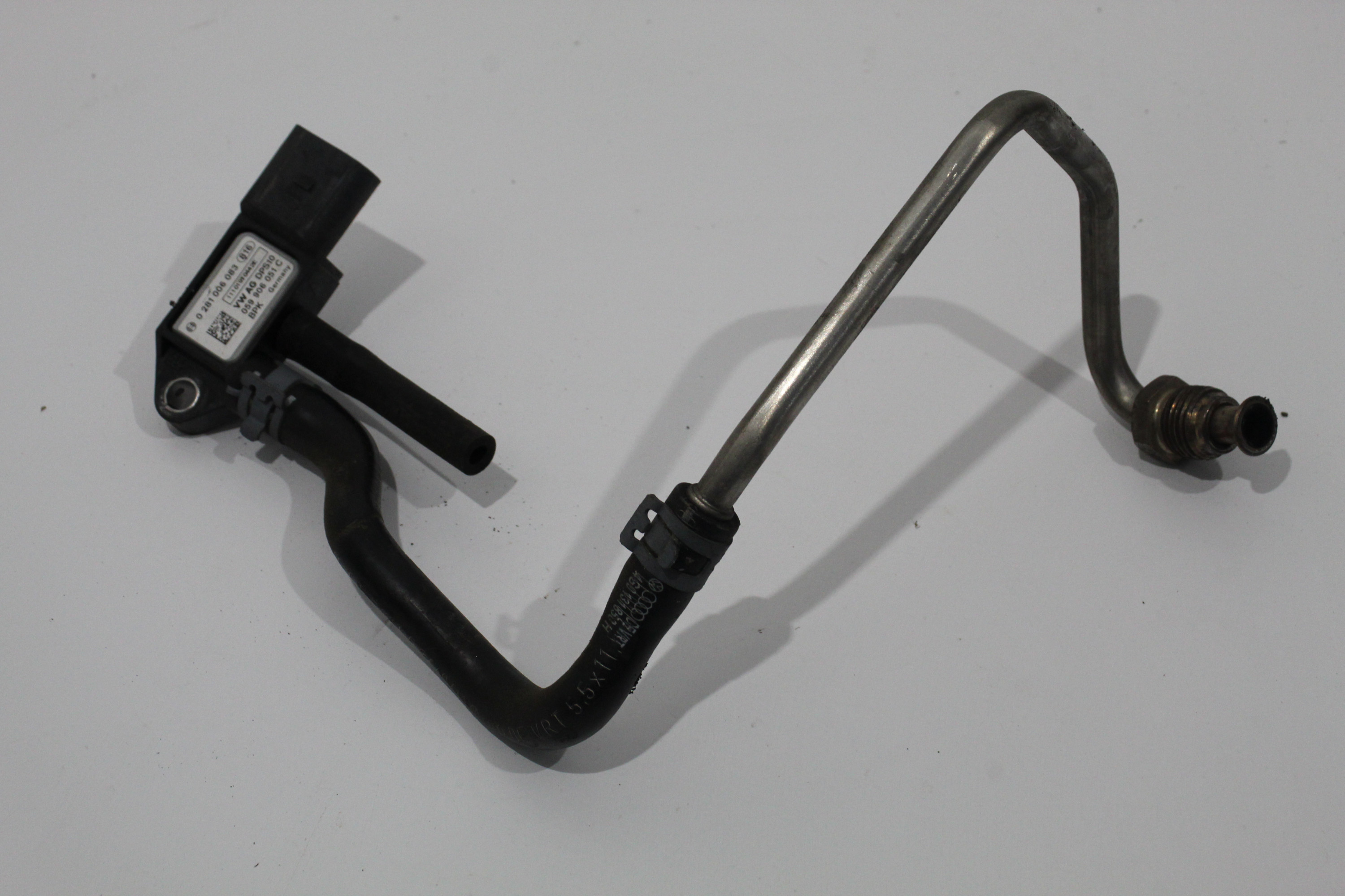 VW POLO 6R Mk5 2.0TDi Diesel DPF Pressure Difference Sensor 059906051C ...