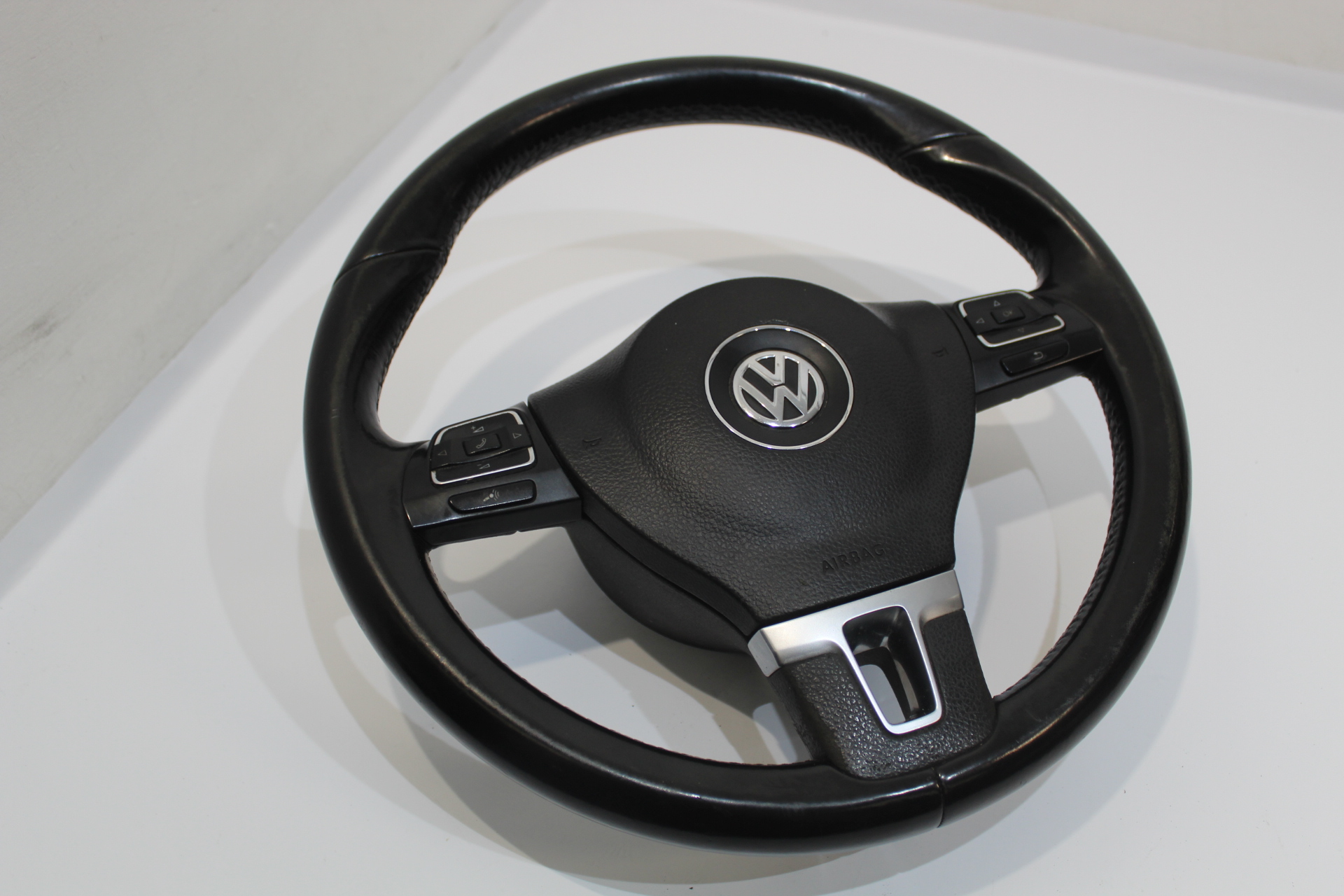 VW Golf Plus 1K Mk5 3-Speichen-Multifunktionslenkrad aus schwarzem ...
